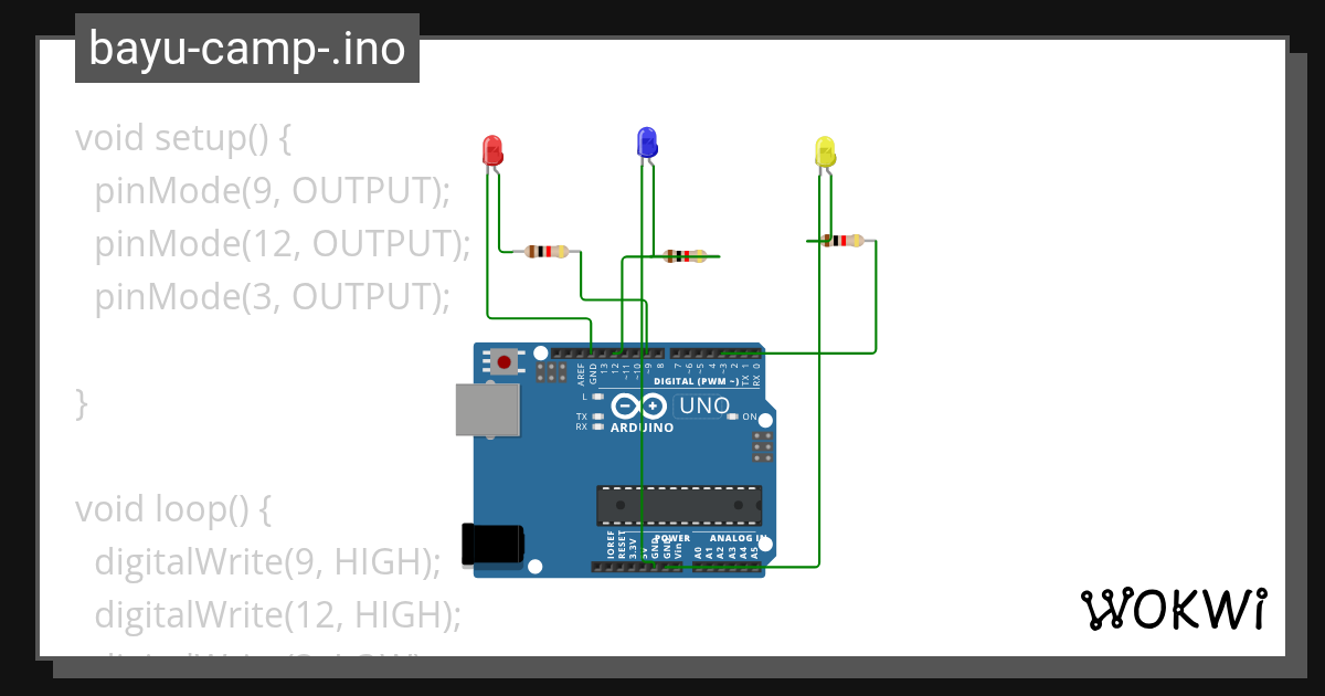 bayu-camp-.ino - Wokwi ESP32, STM32, Arduino Simulator bayu-camp-.ino - Wokwi ESP32, STM32, Arduino Simulator