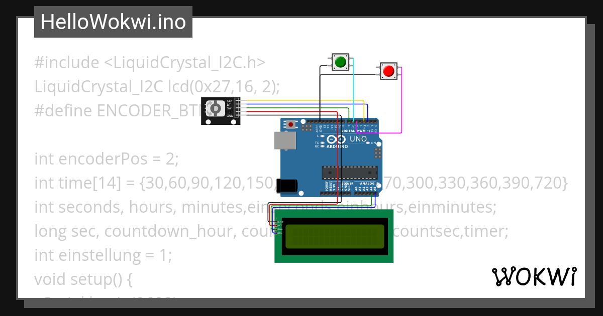 HelloWokwi.ino - Wokwi ESP32, STM32, Arduino Simulator