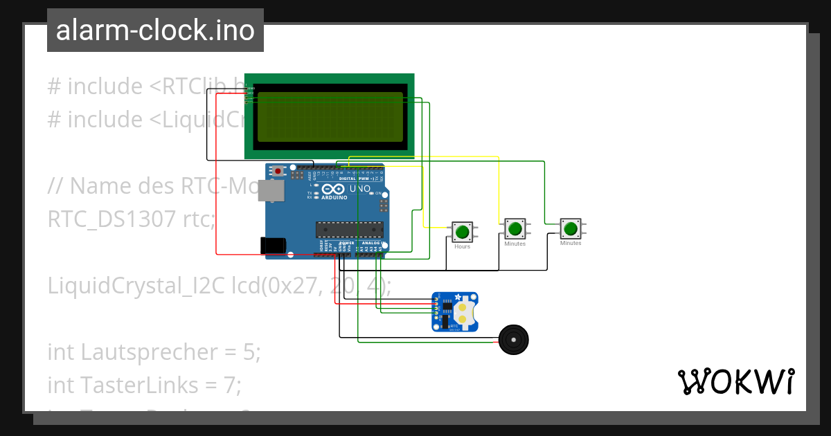 alarm-clock-Stop.ino - Wokwi Arduino and ESP32 Simulator