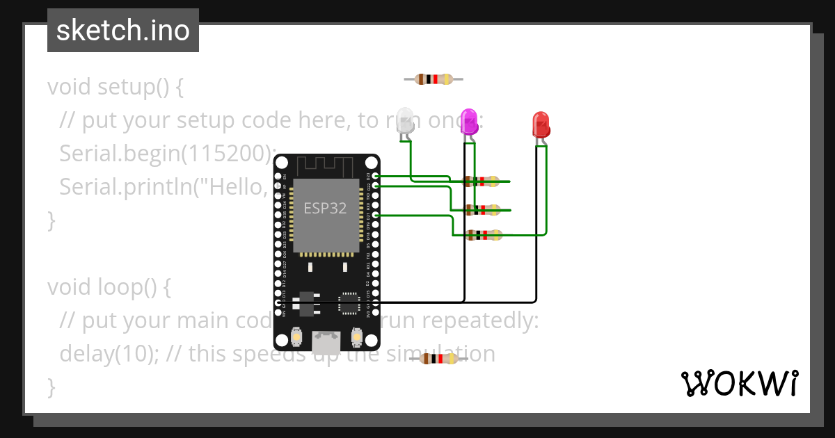 sketch.ino - Wokwi ESP32, STM32, Arduino Simulator