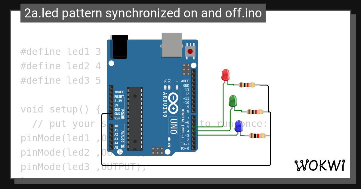 2aled Pattern Synchronized On And O Wokwi Esp32 Stm32 Arduino Simulator