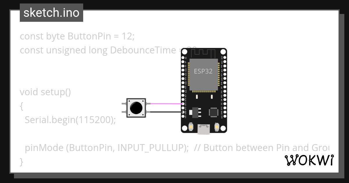 button_debouce_v2.ino - Wokwi ESP32, STM32, Arduino Simulator