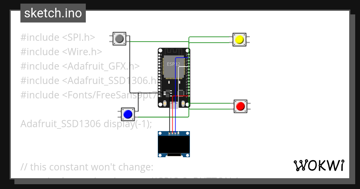 4_Button_Display_ESP32.ino - Wokwi ESP32, STM32, Arduino Simulator