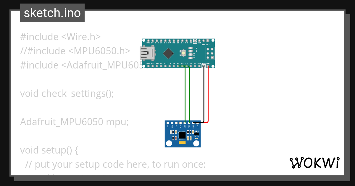 Uno Mpu6050 Demo Wokwi Esp32 Stm32 Arduino Simulator 4178