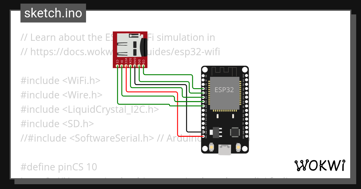 sketch.ino - Wokwi ESP32, STM32, Arduino Simulator