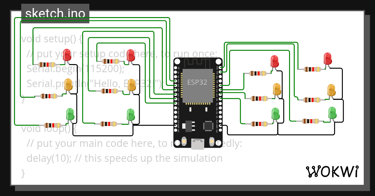sketch.ino - Wokwi ESP32, STM32, Arduino Simulator