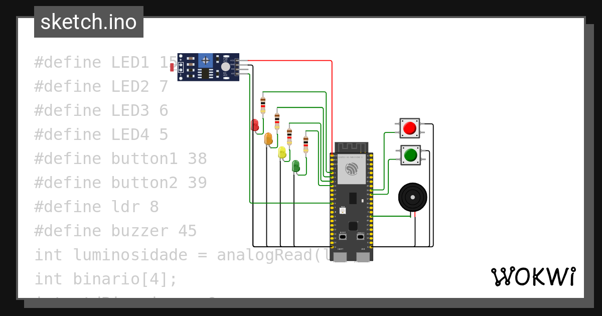 Ex1 Wokwi Esp32 Stm32 Arduino Simulator 9008