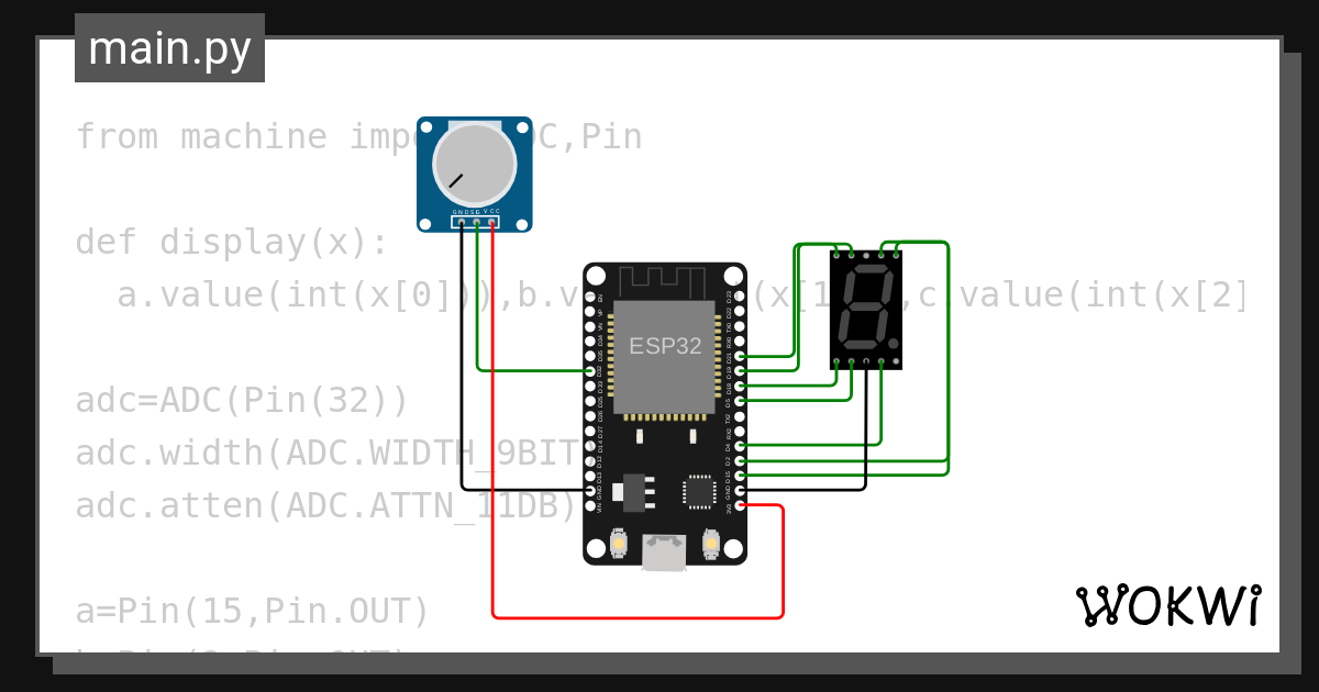 Adc7segmentos Wokwi Esp32 Stm32 Arduino Simulator 
