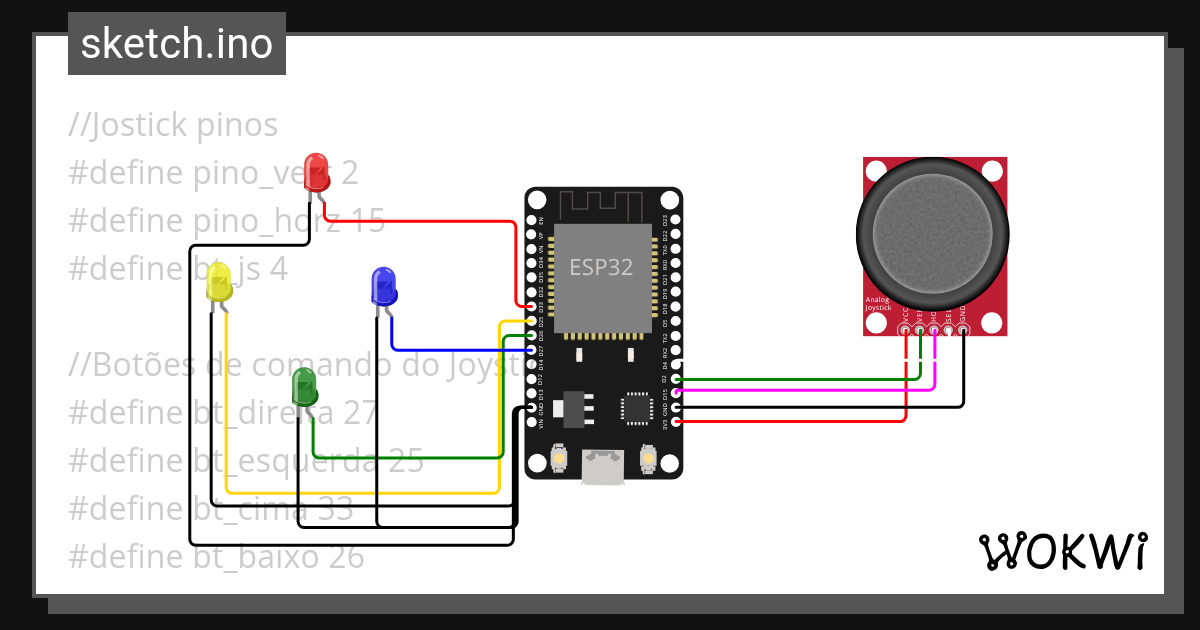 projetinho - Wokwi ESP32, STM32, Arduino Simulator