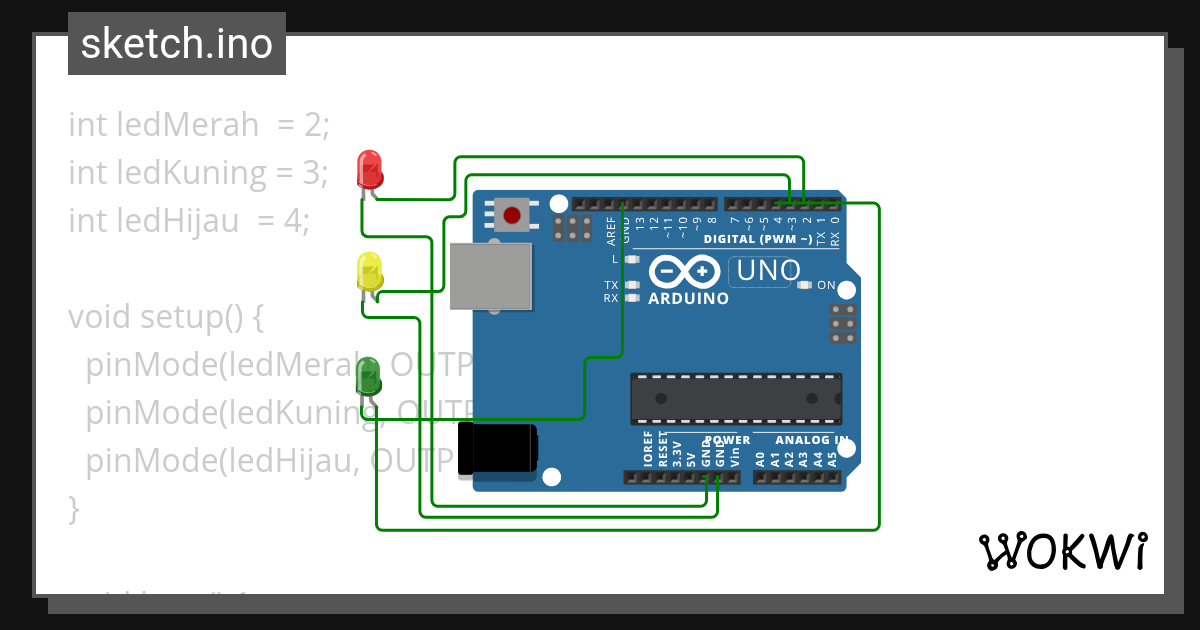 Trafic Wokwi Esp32 Stm32 Arduino Simulator 7586