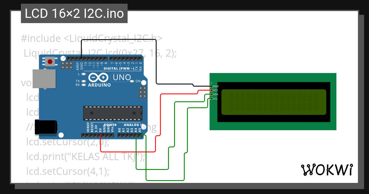 Lcd 16×2 O Wokwi Esp32 Stm32 Arduino Simulator 4494