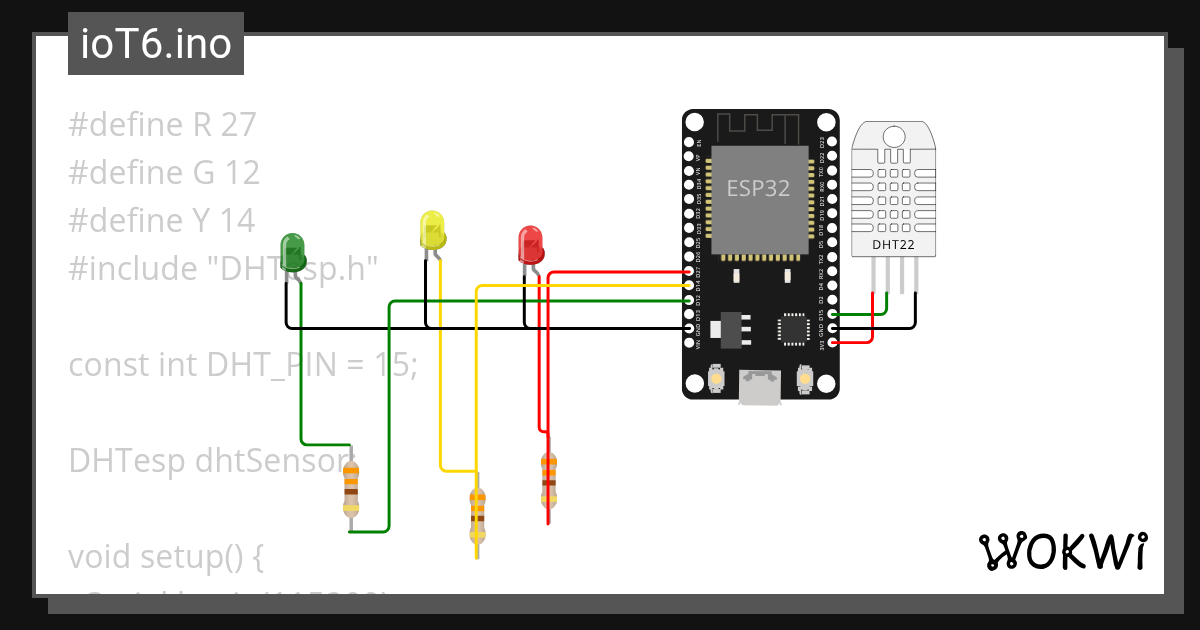 Iot6 - Wokwi ESP32, STM32, Arduino Simulator