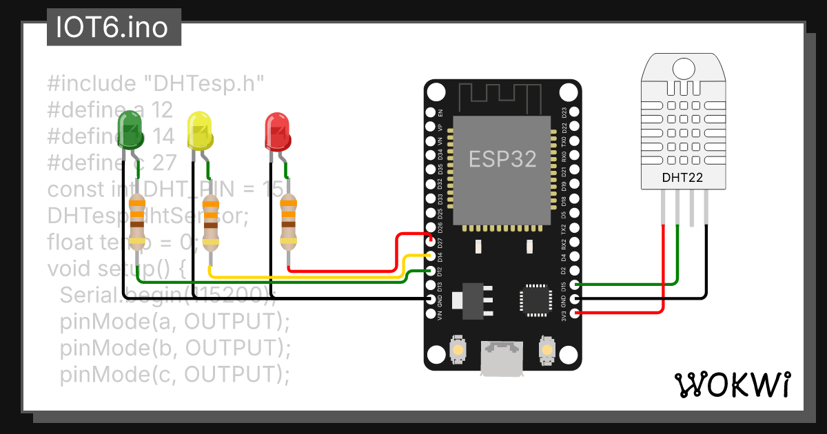 IOT.6 - Wokwi ESP32, STM32, Arduino Simulator