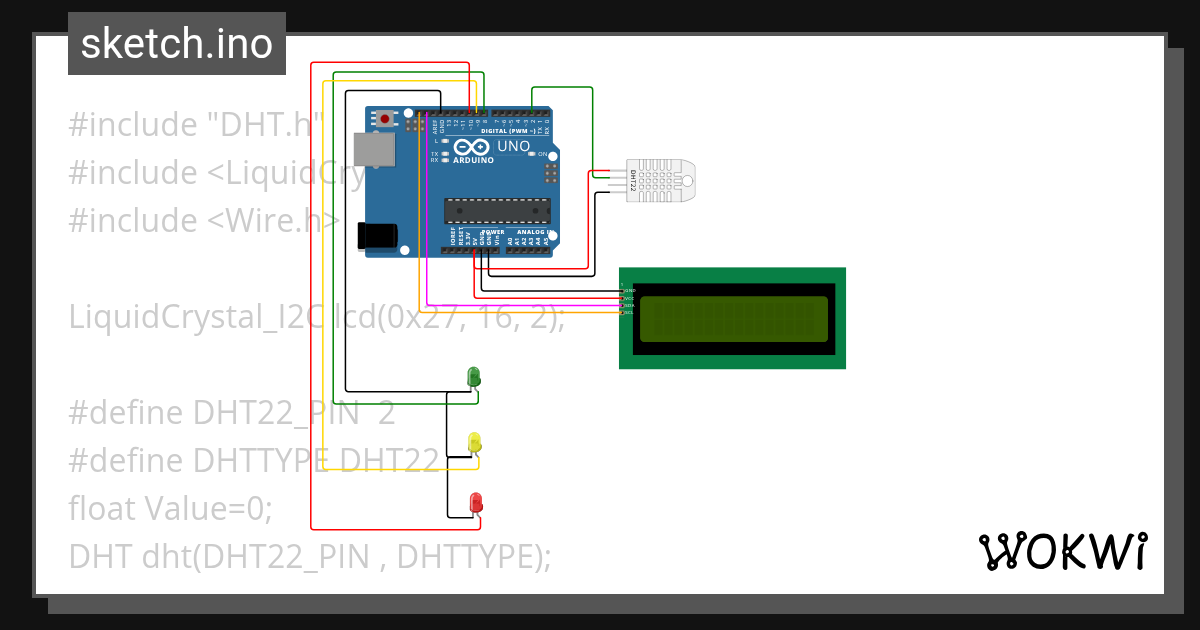 humidity sensor - Wokwi ESP32, STM32, Arduino Simulator