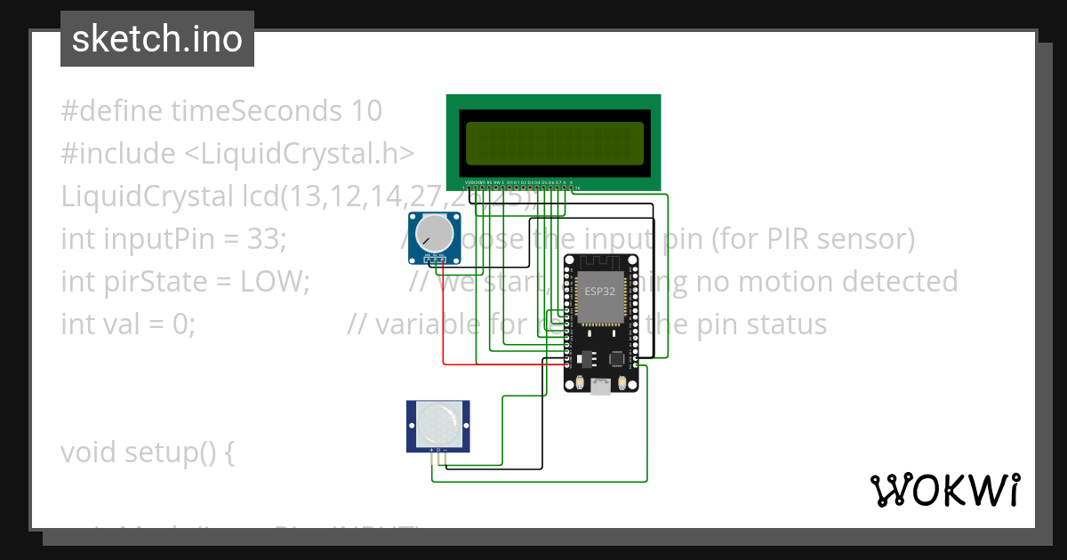 sketch.ino - Wokwi ESP32, STM32, Arduino Simulator
