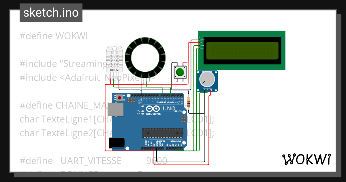 RGB led strip travail copy - Wokwi ESP32, STM32, Arduino Simulator