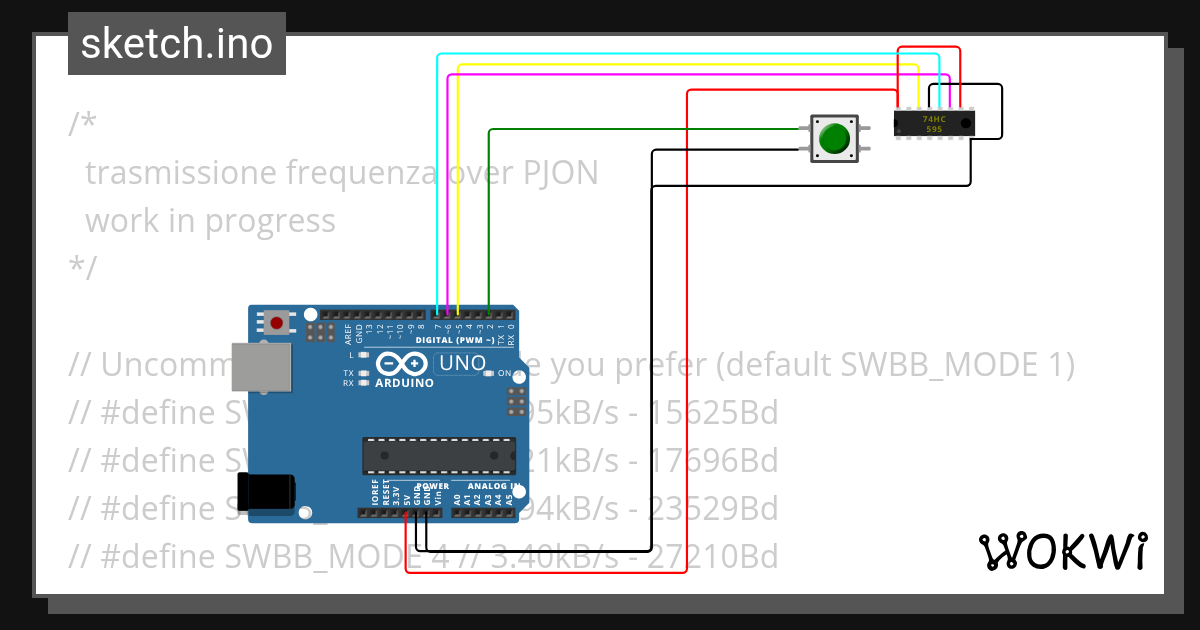 matermacc MST freq - Wokwi Arduino and ESP32 Simulator