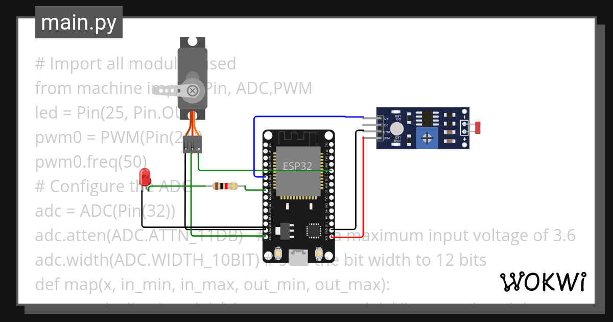 Untitled project - Wokwi ESP32, STM32, Arduino Simulator