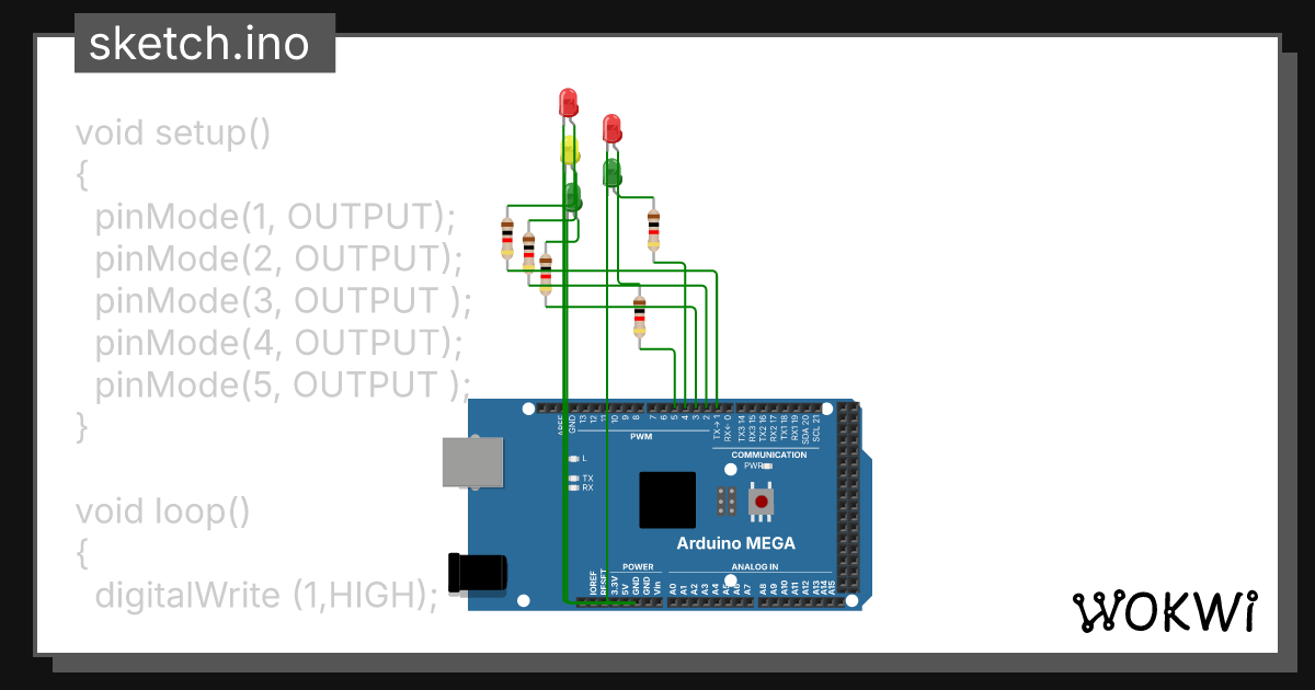 SVETOFOR GEVPET.ino - Wokwi ESP32, STM32, Arduino Simulator