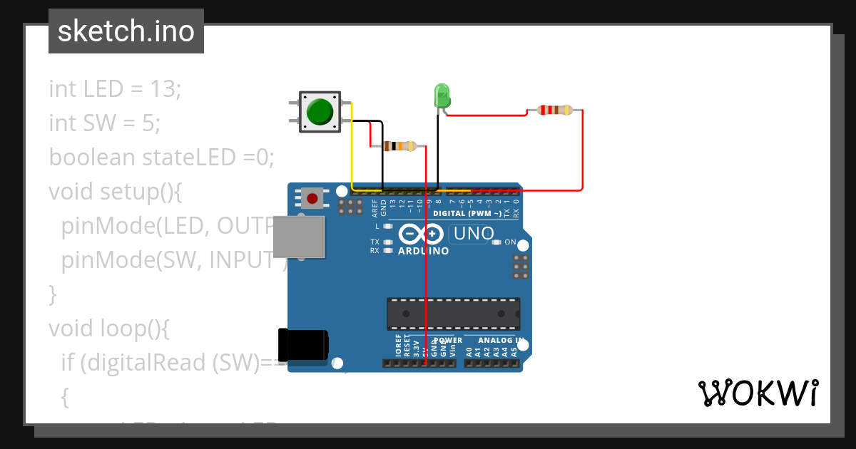 sw_led2 - Wokwi ESP32, STM32, Arduino Simulator sw_led2 - Wokwi ESP32, STM32, Arduino Simulator