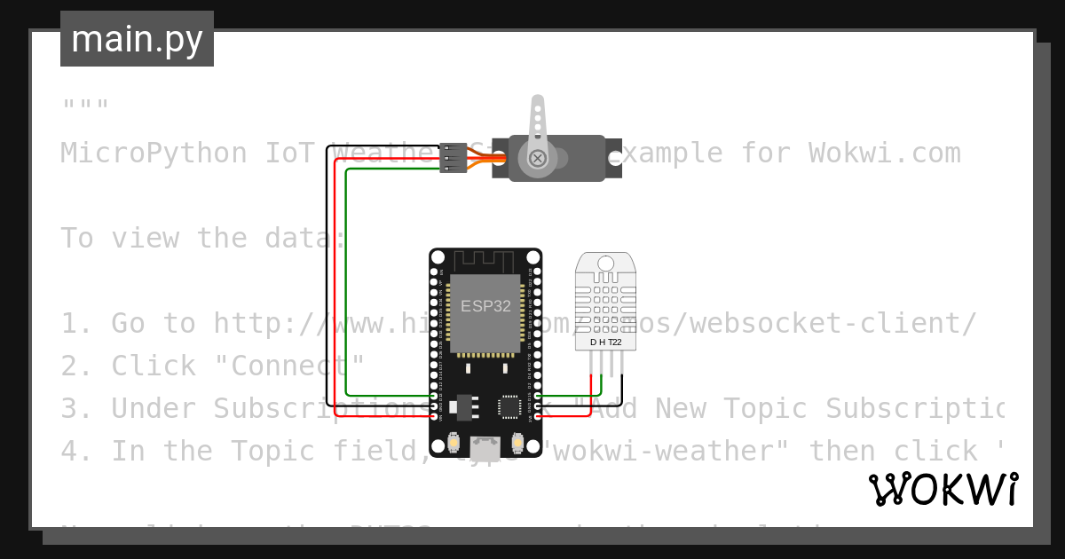 Micropython Mqtt Weather Logger Esp32 Wokwi Arduino And Esp32 Simulator
