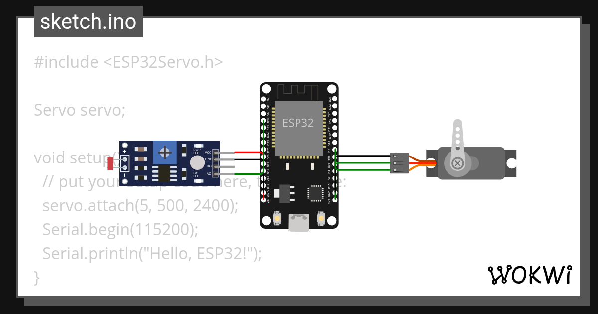LDR SERVO - Wokwi ESP32, STM32, Arduino Simulator LDR SERVO - Wokwi ESP32, STM32, Arduino Simulator