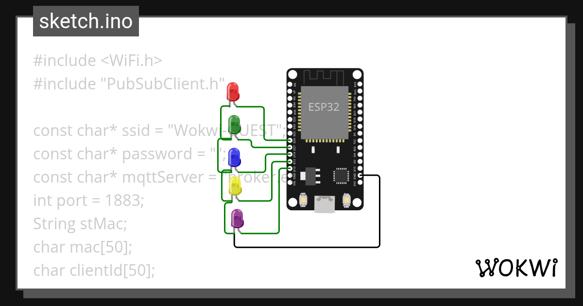 AI IoT - Wokwi ESP32, STM32, Arduino Simulator