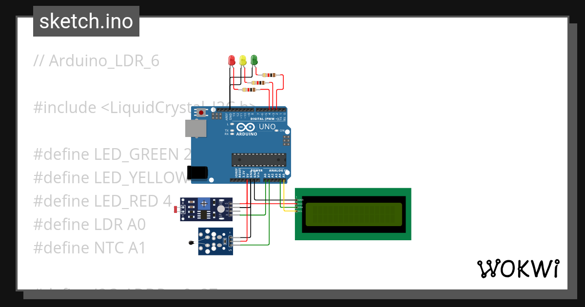 Arduino_LDR_6 - Wokwi ESP32, STM32, Arduino Simulator