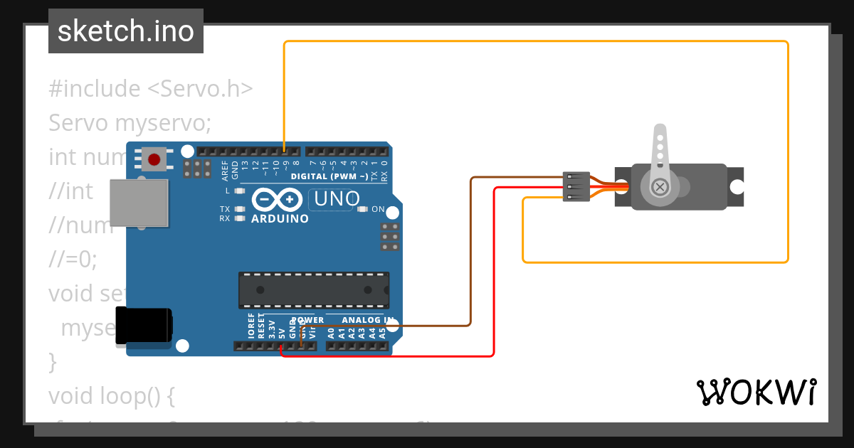 Servo1.ino - Wokwi ESP32, STM32, Arduino Simulator Servo1.ino - Wokwi ESP32, STM32, Arduino Simulator