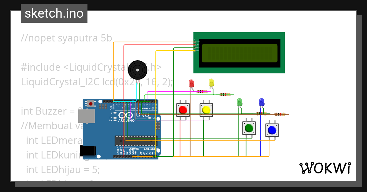 sketch.ino - Wokwi ESP32, STM32, Arduino Simulator