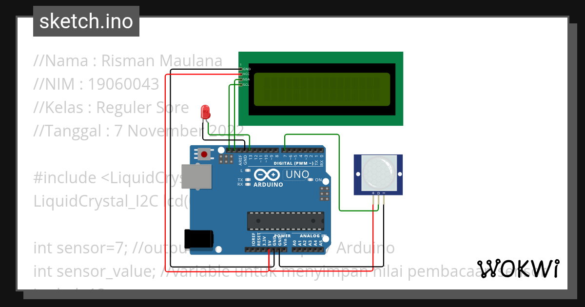 Sensor Pir Wokwi Esp32 Stm32 Arduino Simulator 6907