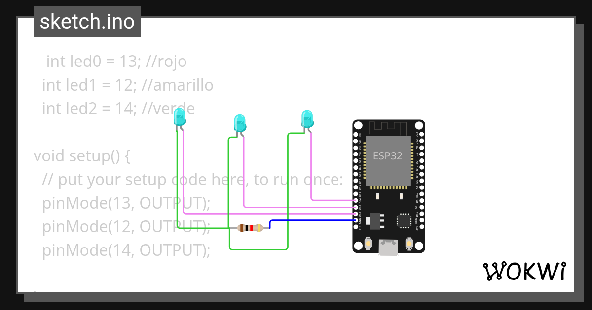 semaforo.ino - Wokwi ESP32, STM32, Arduino Simulator semaforo.ino - Wokwi ESP32, STM32, Arduino Simulator