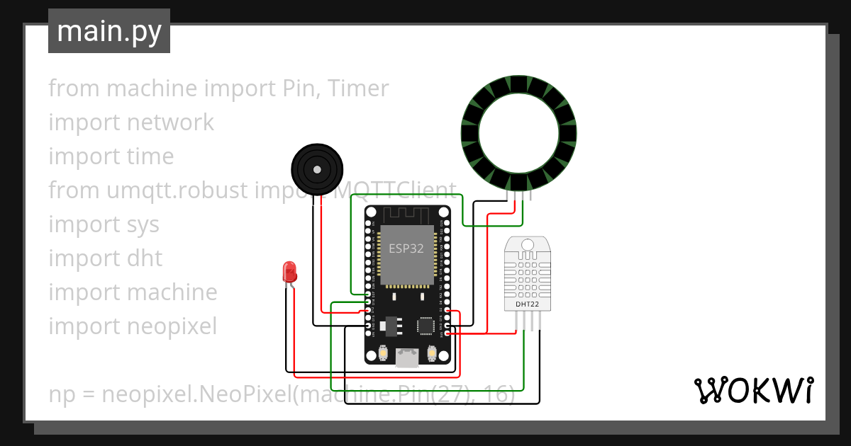 Untitled project - Wokwi ESP32, STM32, Arduino Simulator