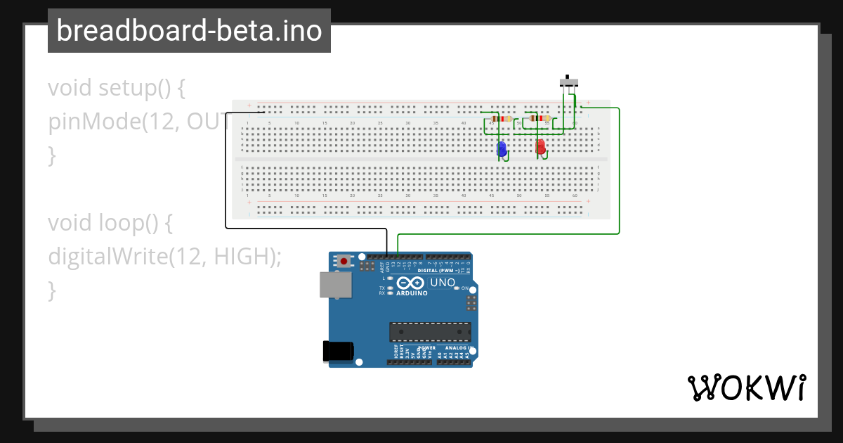 Blank Breadboard and Arduino copy - Wokwi ESP32, STM32, Arduino Simulator Blank Breadboard and Arduino copy - Wokwi ESP32, STM32, Arduino Simulator