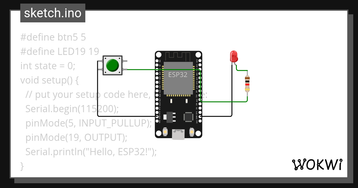 Work3 - Wokwi ESP32, STM32, Arduino Simulator