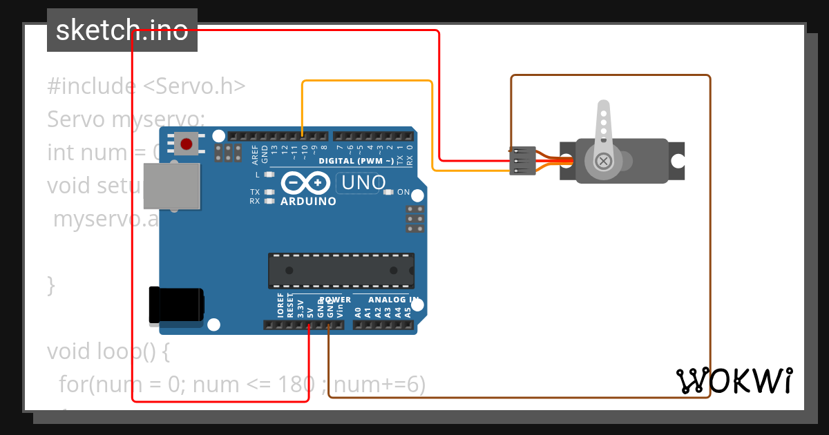 Pro22_servo.ino - Wokwi ESP32, STM32, Arduino Simulator
