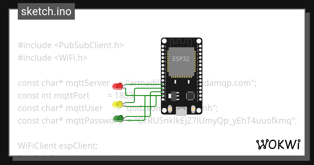 MQTTServer - Wokwi ESP32, STM32, Arduino Simulator