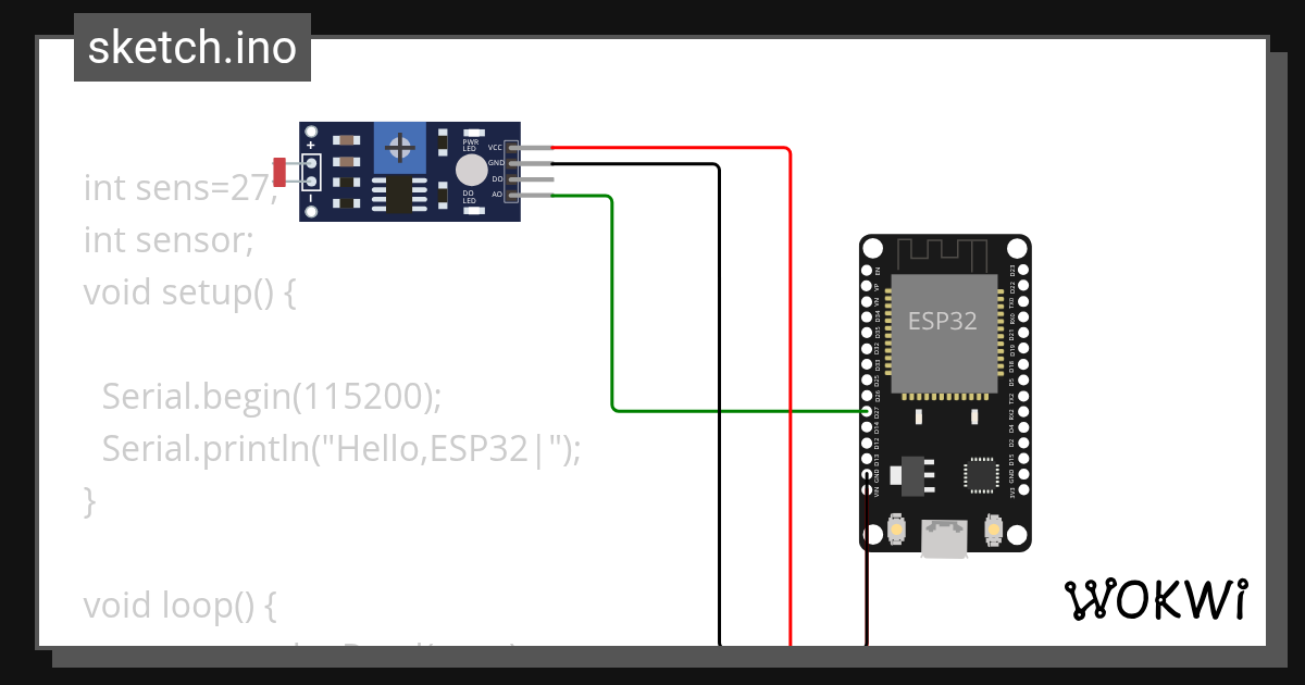 sketch.ino - Wokwi ESP32, STM32, Arduino Simulator