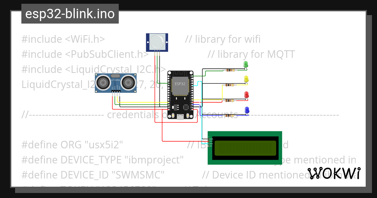 IBM project - Wokwi ESP32, STM32, Arduino Simulator IBM project - Wokwi ESP32, STM32, Arduino Simulator