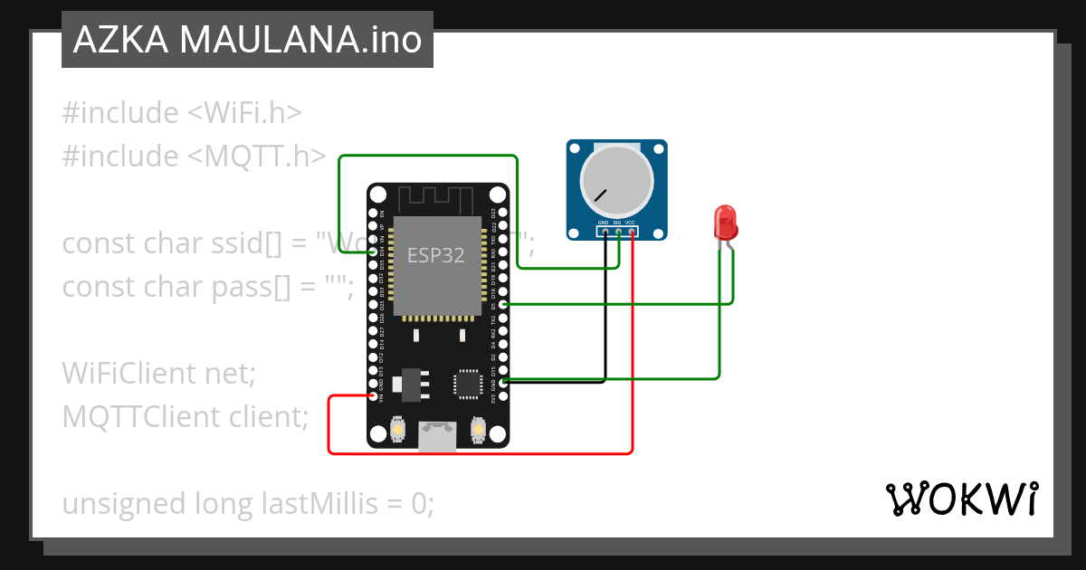 AZKA MAULANA.ino - Wokwi ESP32, STM32, Arduino Simulator