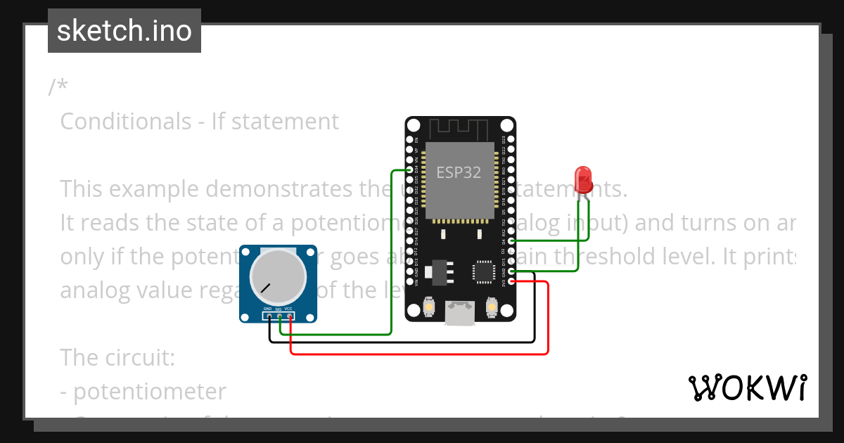 Analog_Read_If_Fuction - Wokwi ESP32, STM32, Arduino Simulator