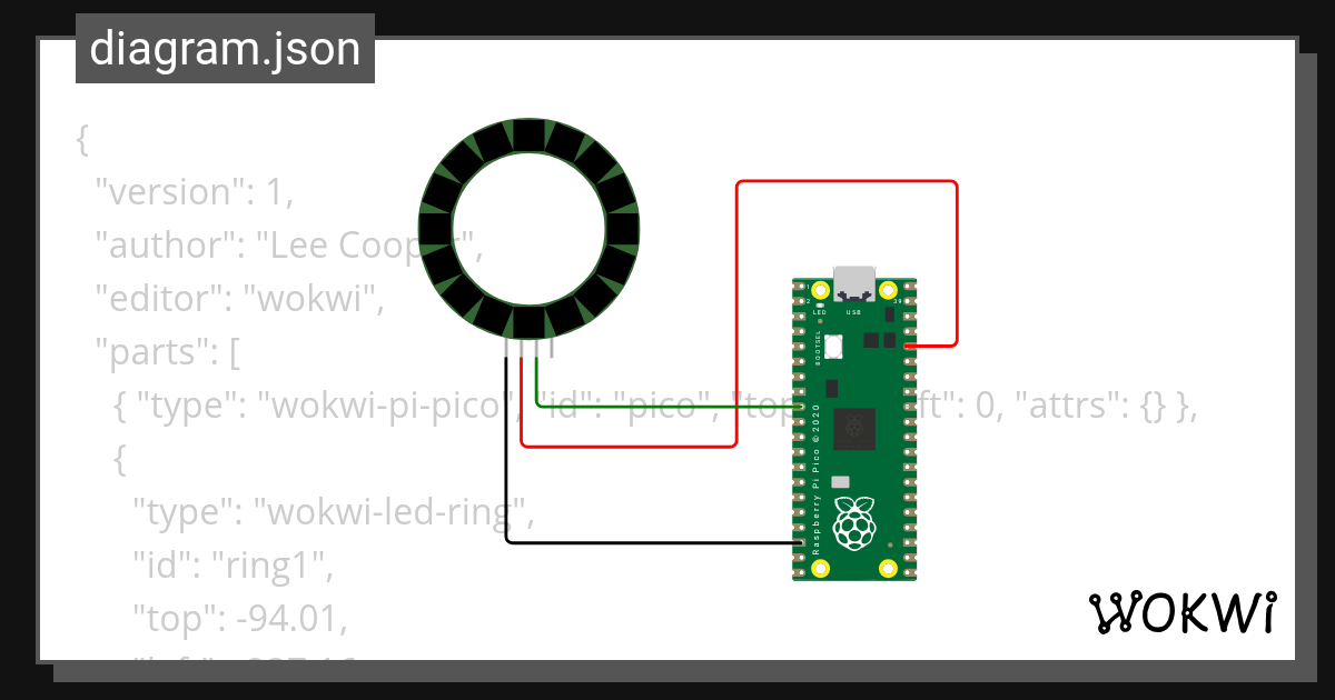 Neopixelring Wokwi Esp32 Stm32 Arduino Simulator
