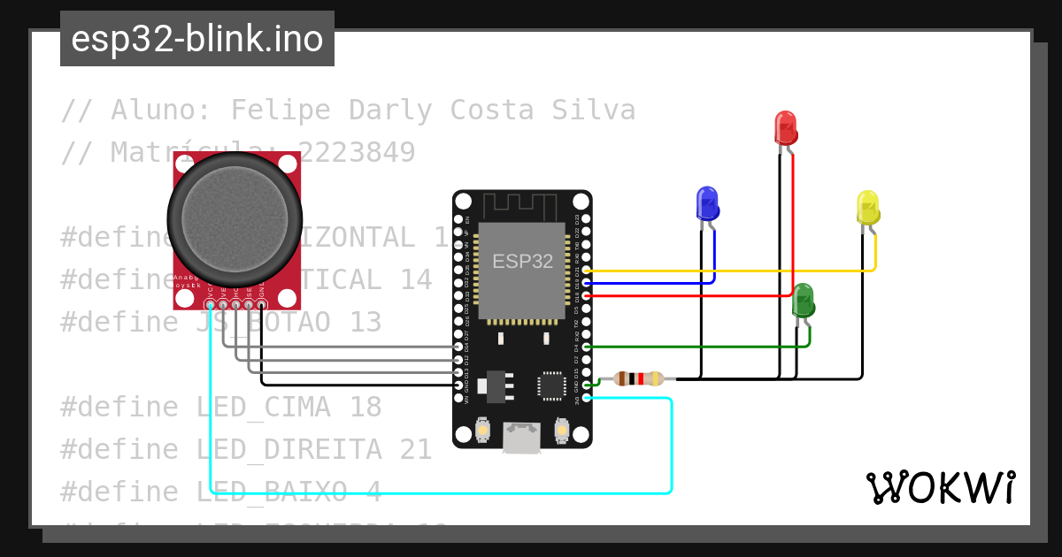 Project Joystick Felipe Wokwi Esp32 Stm32 Arduino Simulator