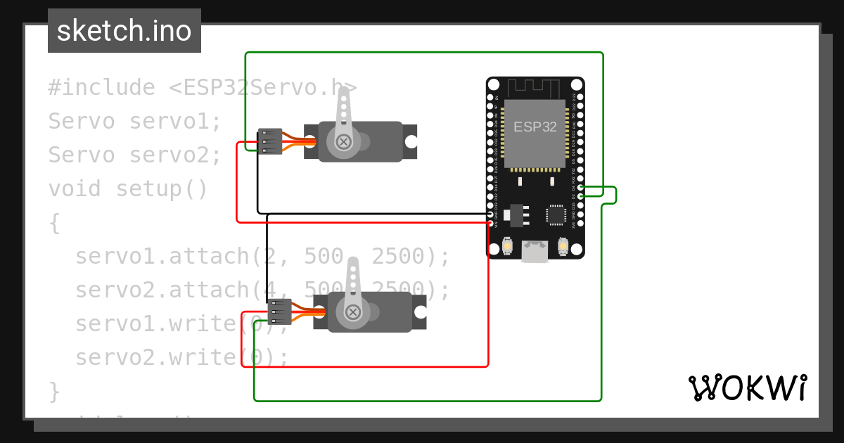 Esp32 Y Servomotores Wokwi Esp32 Stm32 Arduino Simulator 8730