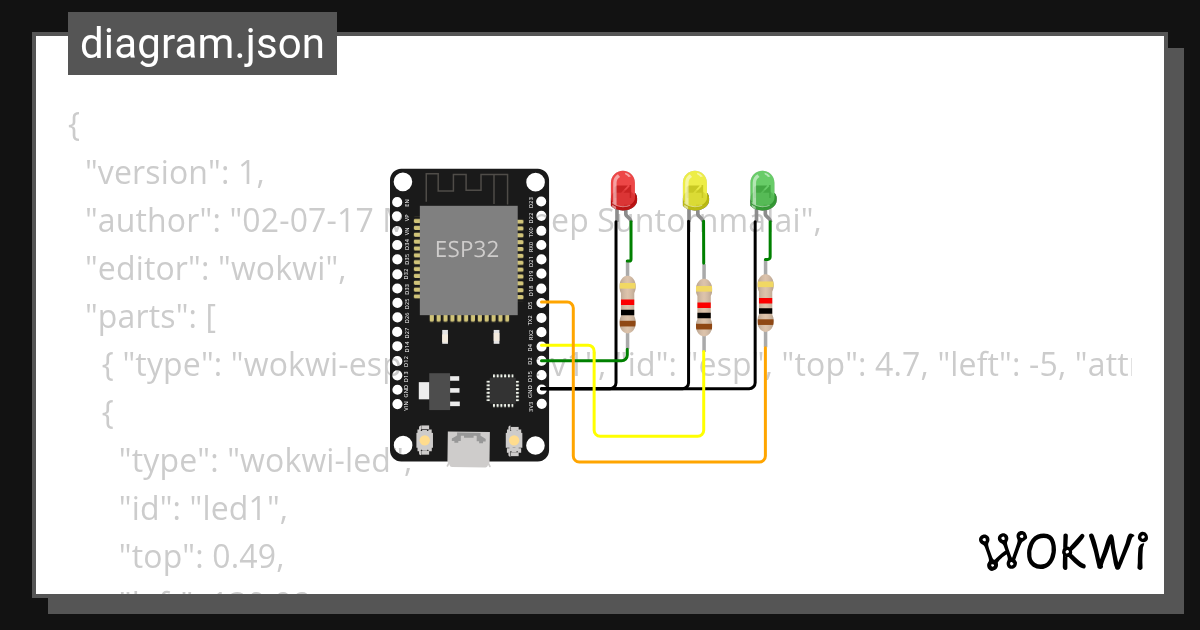 Untitled project - Wokwi ESP32, STM32, Arduino Simulator