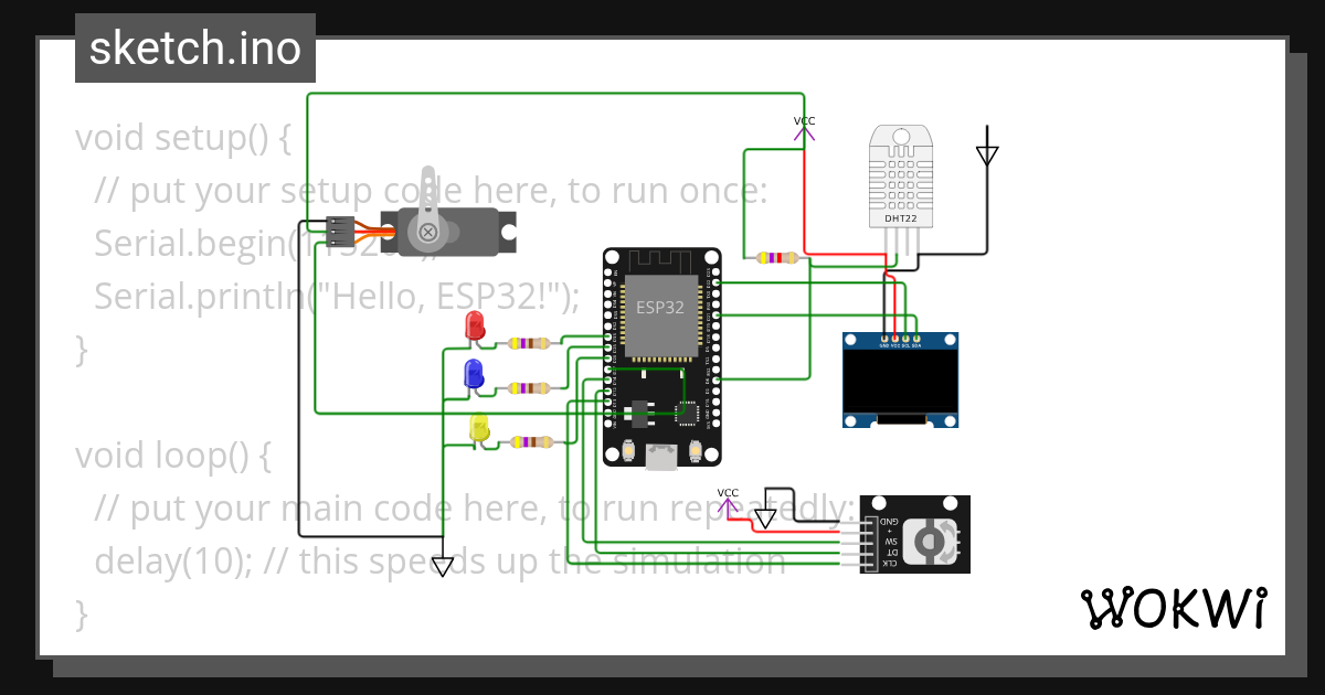 sketch.ino - Wokwi ESP32, STM32, Arduino Simulator