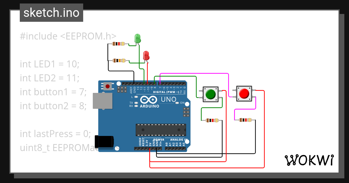eeprom_rw.ino - Wokwi ESP32, STM32, Arduino Simulator eeprom_rw.ino - Wokwi ESP32, STM32, Arduino Simulator