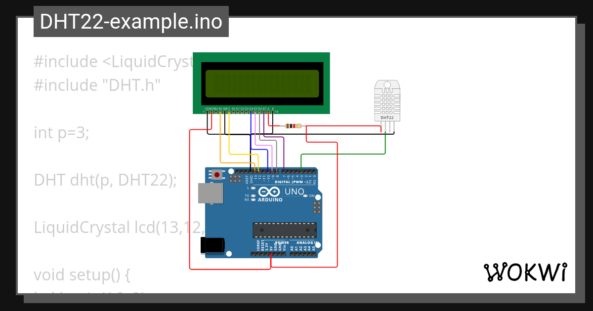 DHT22-example.ino - Wokwi ESP32, STM32, Arduino Simulator