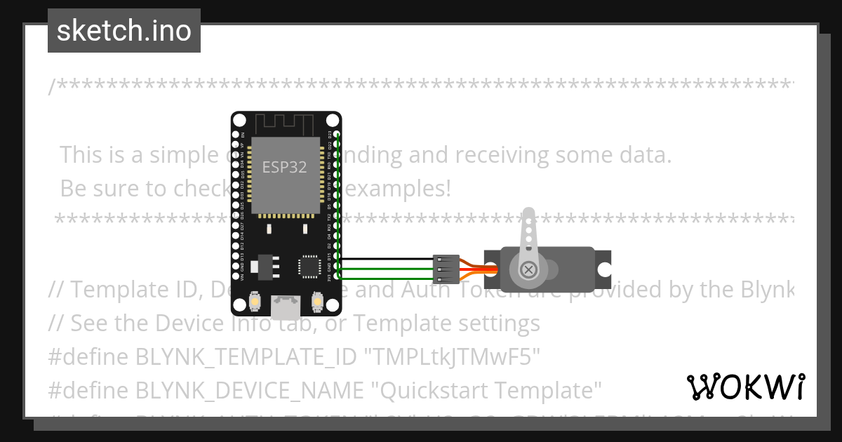 sketch.ino - Wokwi ESP32, STM32, Arduino Simulator
