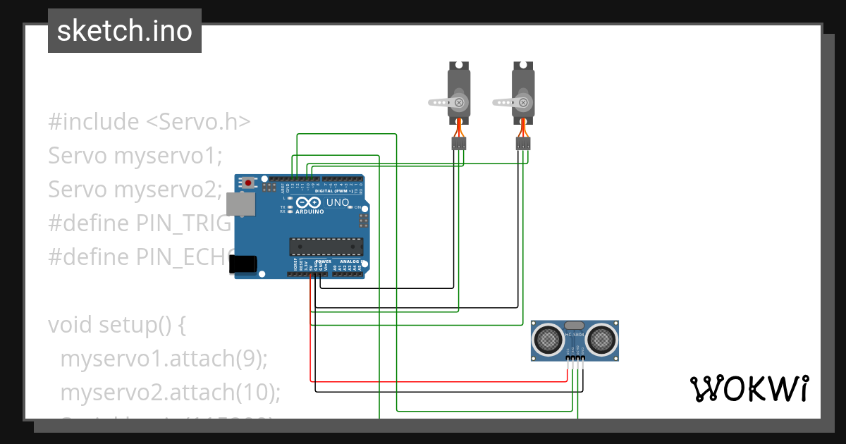 servo2.ino - Wokwi ESP32, STM32, Arduino Simulator